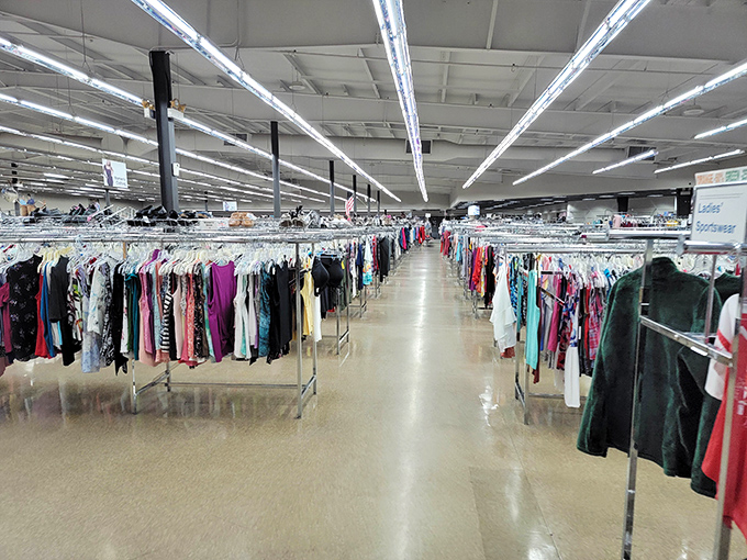The promised land of pre-loved fashion&mdash;racks so extensive they require their own zip code.