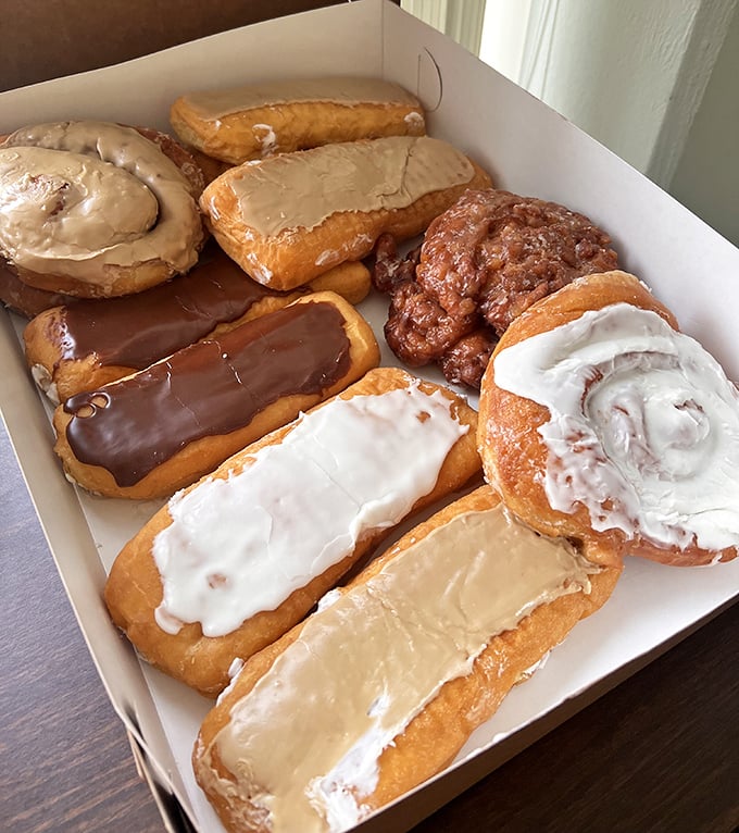 A box of mixed donuts is basically an edible rainbow &ndash; who says you can't have variety for breakfast?
