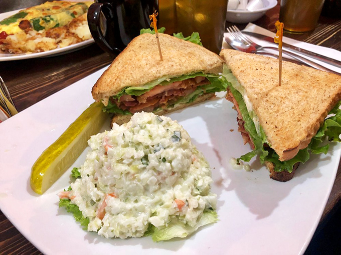 A sandwich that understands the importance of architecture&mdash;layers of flavor held together with toothpick engineering.