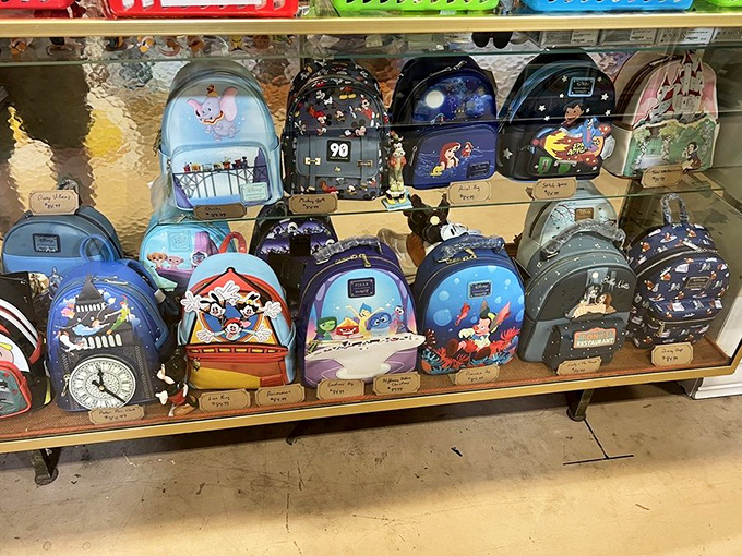 Disney backpacks galore! From Mickey to Nemo, these colorful carriers are perfect for the theme park enthusiast or the young-at-heart collector.