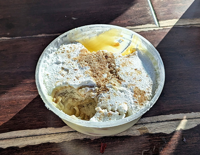 Banana pudding with that perfect dusting of cookie crumbs&mdash;proof that sometimes the simplest desserts deliver the most profound happiness.