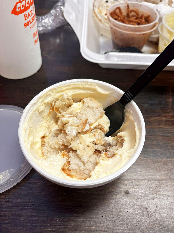 Banana pudding that makes you question why you'd ever waste calories on fancy desserts. Simple, nostalgic perfection in every spoonful.