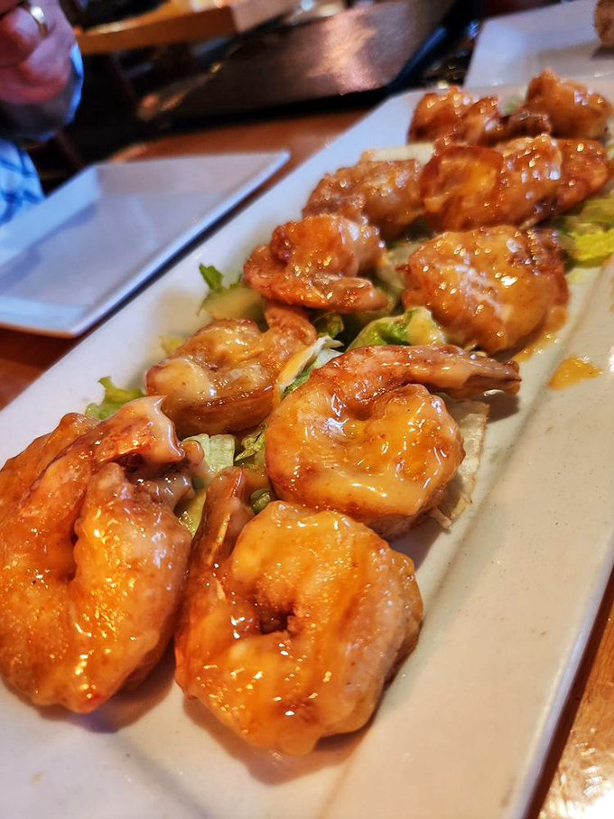 Bangin' Bimini Shrimp living up to their name. These saucy little flavor bombs might just ruin all other shrimp for you.