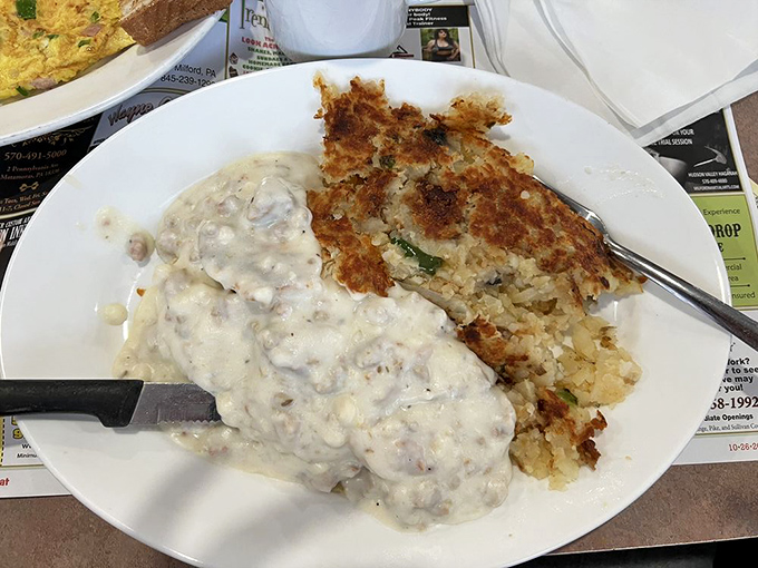 Biscuits and gravy&mdash;the breakfast equivalent of a warm hug from someone who genuinely loves you and wants you to be happy.