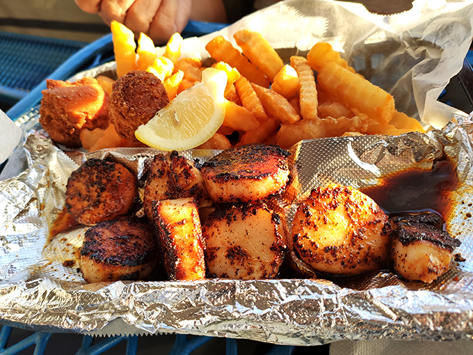 Perfectly seared scallops that practically melt on contact. These aren't just seafood&mdash;they're little ocean-flavored butter bombs of happiness.