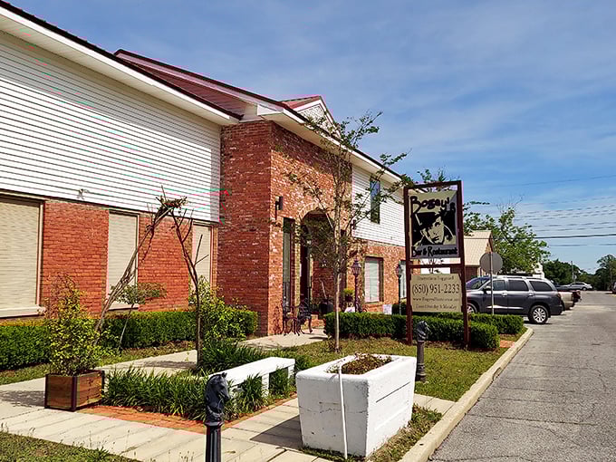 Bogey's Restaurant promises comfort food in a brick-and-white setting that feels like dining at a friend's lovingly restored home.