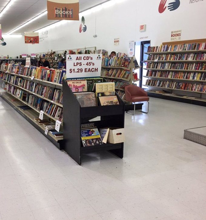 Bibliophile bliss! The book section offers literary adventures for less than the price of a coffee, proving good stories never go out of style.