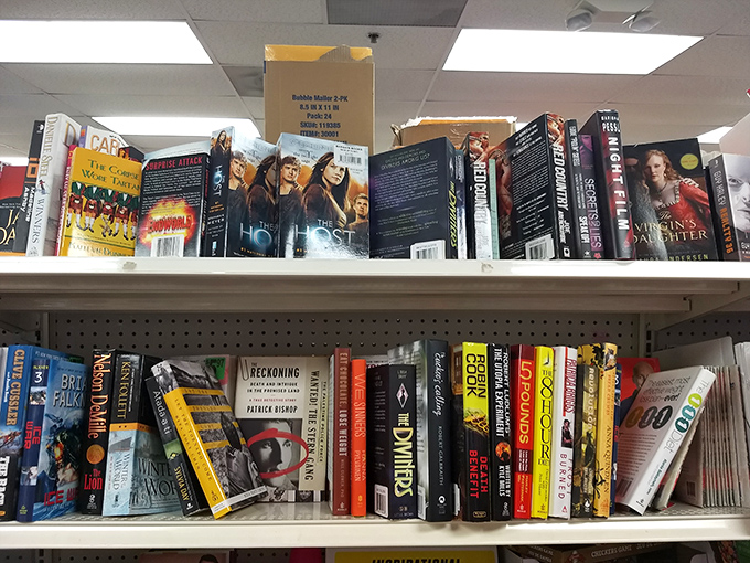 Literary treasures hiding in plain sight&mdash;bestsellers and beach reads await new homes at prices that make bookstore owners weep into their lattes.