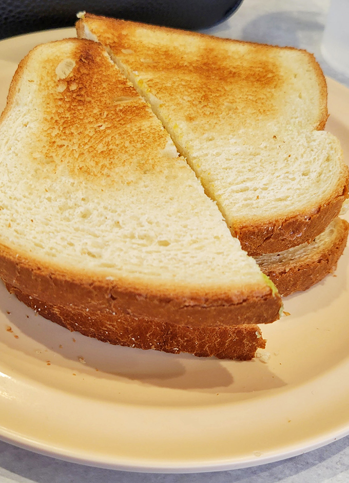 Golden-brown toast, perfectly bisected &ndash; the unsung supporting actor that deserves an Oscar in the breakfast drama unfolding on your plate.