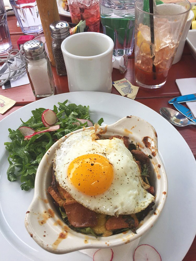 A breakfast bowl that answers the eternal question: "Why choose between your favorite morning ingredients when you can have them all in one glorious dish?"