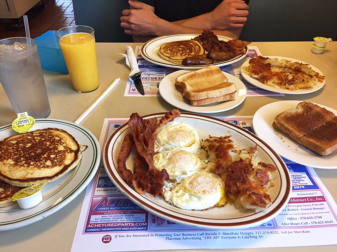 The breakfast spread that answers the eternal question: "Why limit yourself to one morning delight when you can have the entire breakfast kingdom?"