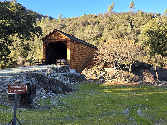 Spring brings the bridge to life with golden sunshine and fresh greenery&mdash;Mother Nature's way of highlighting historic craftsmanship.