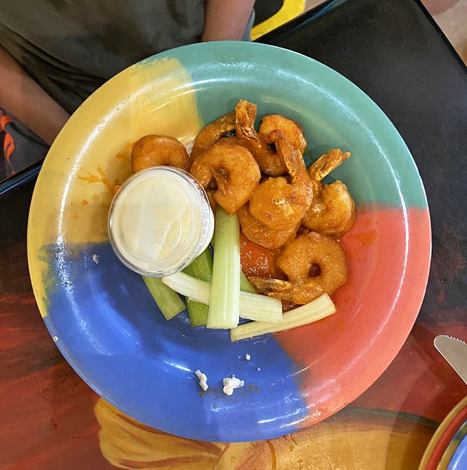 Buffalo shrimp that bring the heat of Buffalo wings to the Gulf of Mexico&mdash;a cross-country flavor collaboration that deserves its own peace treaty.