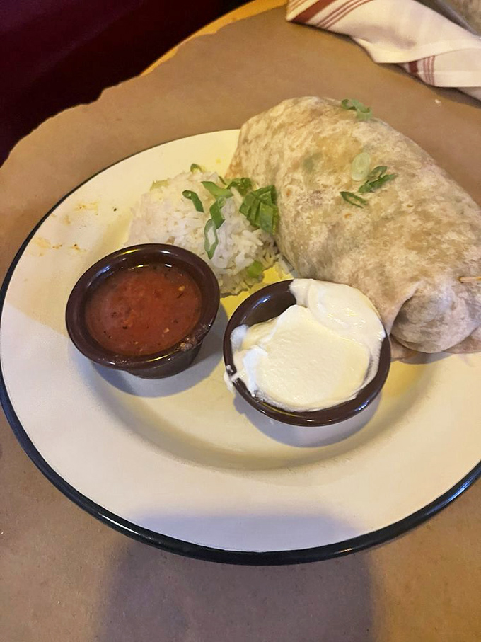 Not just any burrito&mdash;a Woodshop creation that wraps Michigan and southwestern flavors into one harmonious, hand-held package.