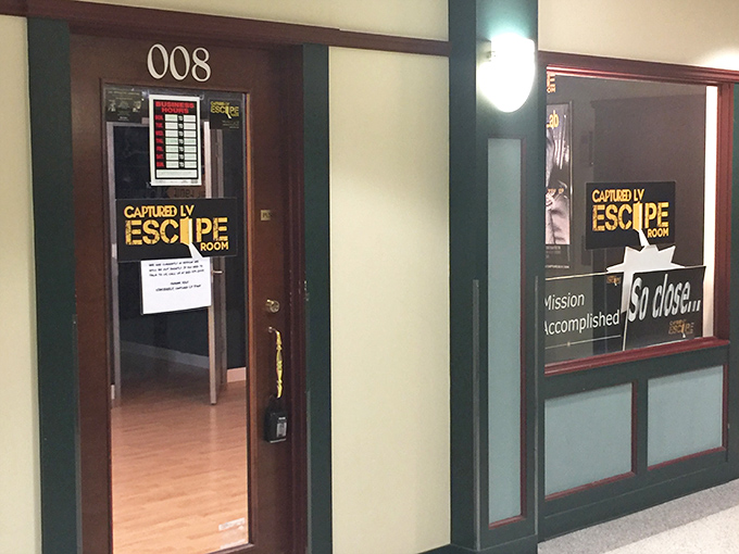 "Captured LV Escape Room" offers the rare opportunity to voluntarily lock yourself in a room and feel good about paying for the privilege.