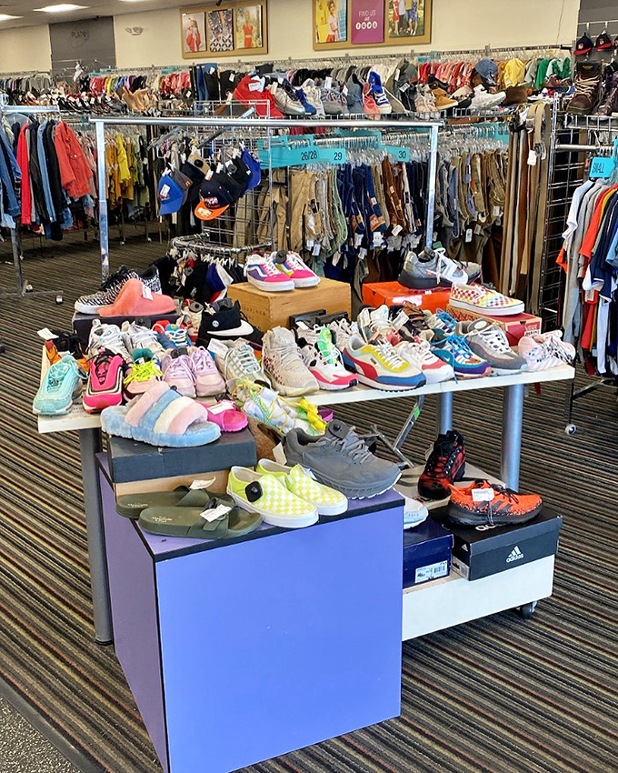 Sneaker paradise where athletic aspirations meet fashion reality. These shoes have miles left in them&mdash;unlike my motivation to actually exercise.