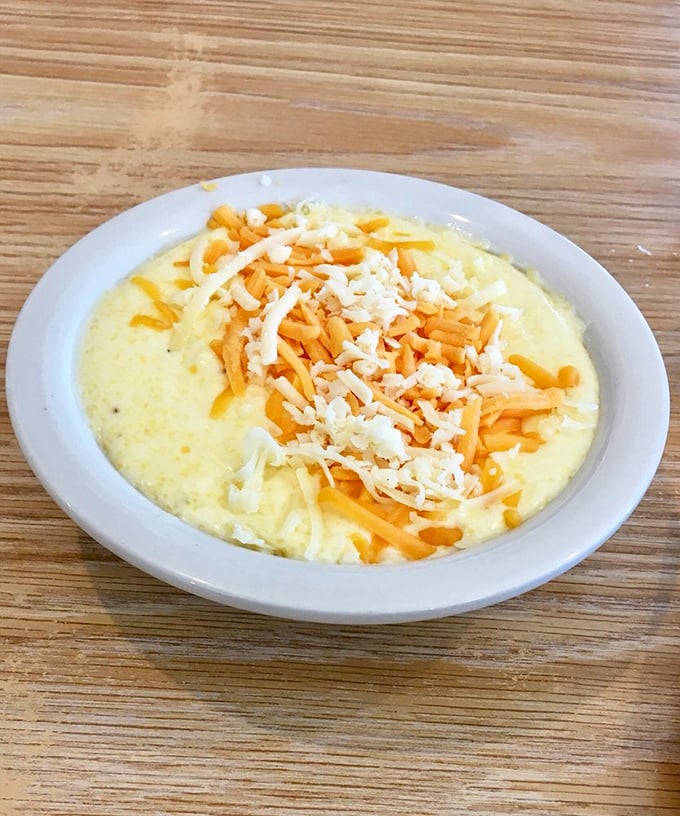 Cheesy grits so rich and creamy they'll make you question everything you thought you knew about breakfast.
