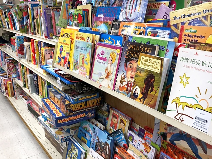 Literary treasures for tiny humans. These gently-loved children's books are ready to inspire a new generation of readers, dreamers, and fort-builders. 