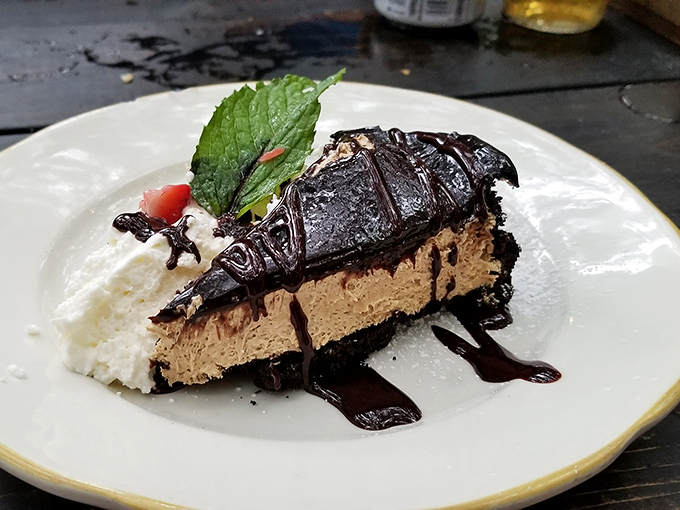 Chocolate cheesecake so decadent it should come with its own warning label and a mandatory nap afterward.