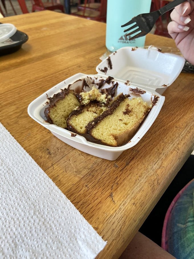 After the smoke clears, there's chocolate cake&mdash;simple, honest, and exactly what your grandmother would make if she were a barbecue legend.