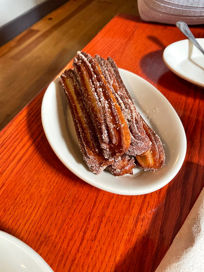 These churros aren't just dessert&mdash;they're cinnamon-sugar magic wands that transform ordinary meals into memorable feasts.