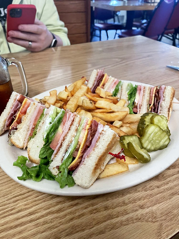 The club sandwich: architectural marvel, flavor powerhouse, and proof that sometimes the classics became classics for very good reasons.