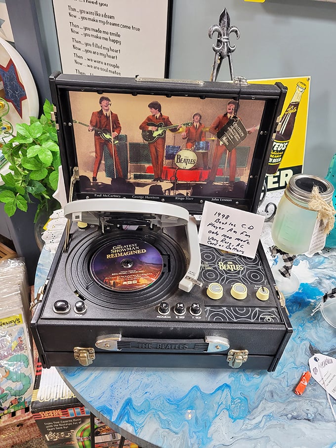 The Beatles never go out of style. This vintage player promises analog warmth that digital streaming can't touch&mdash;nostalgia you can actually hear.