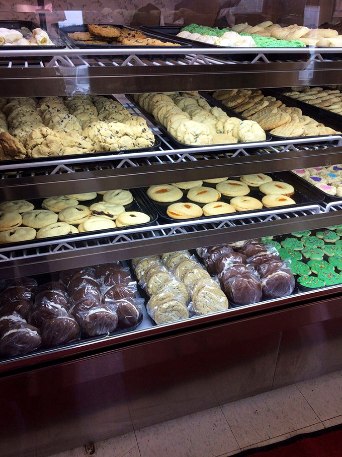 Cookie displays that would make your grandmother both proud and jealous, arranged with the care usually reserved for fine jewelry.