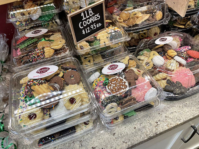 Cookie assortments that belong in a museum of edible art. Each container holds enough variety to satisfy every personality at your family gathering.