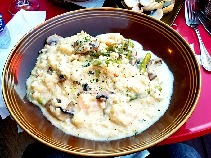 Risotto so creamy it could make an Italian grandmother nod with approval, Pennsylvania-style.
