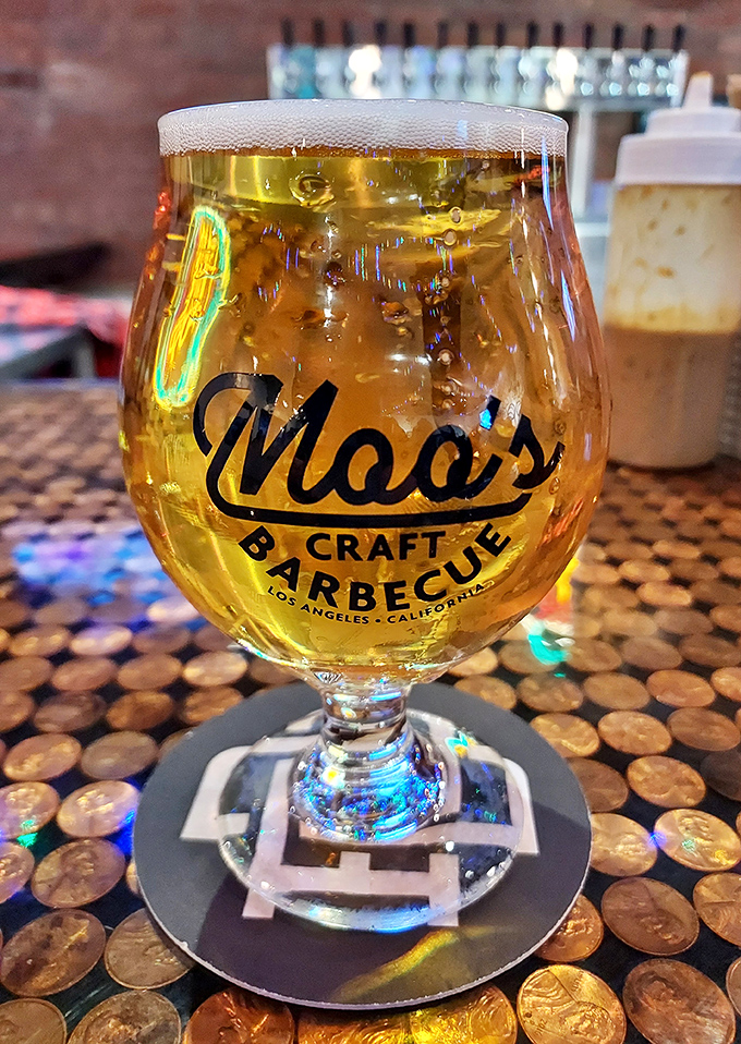 Craft beer selection that pairs beautifully with barbecue, because some combinations are simply meant to be.