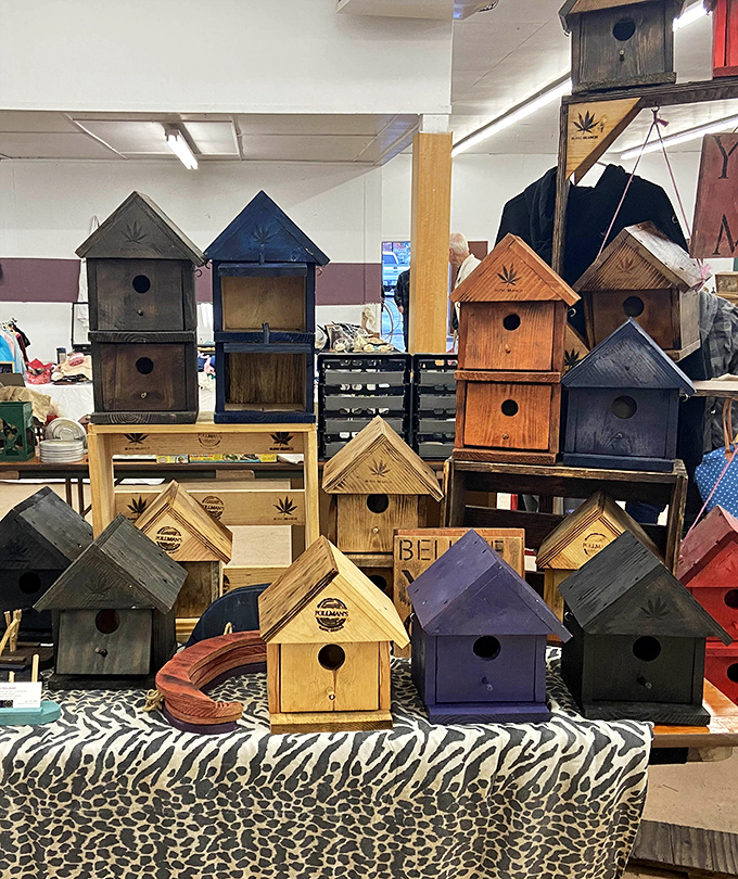 Birdhouse bonanza! From rustic to refined, these wooden wonders prove that even birds appreciate having real estate options.