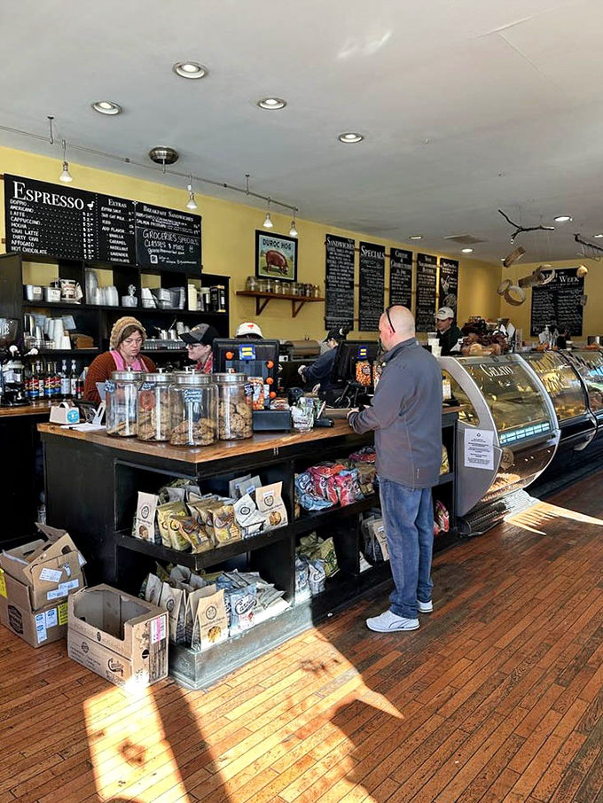 The market's warm interior invites lingering, where customers become regulars and regulars become evangelists for the gospel of good food.
