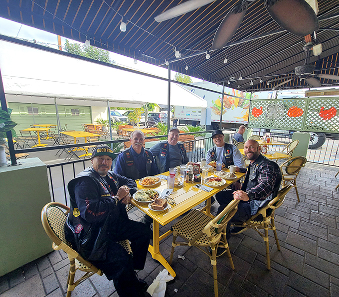 Where locals gather like they're attending a delicious family reunion every single day.