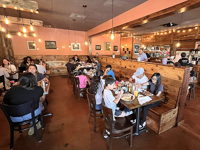 A dining room humming with the universal language of good food&mdash;forks pausing mid-air, nodding heads, and that particular silence that falls when everyone's too busy enjoying to talk.