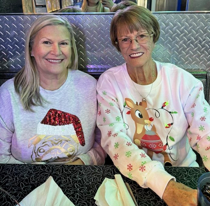 Classic diner seating where every booth holds stories and every meal creates new happy memories.