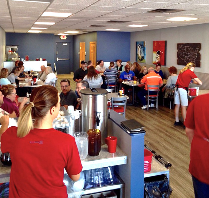 Weekend mornings at Delaney's&mdash;where Westerville gathers to solve the world's problems over coffee and pancakes. The buzz of conversation is the secret ingredient.