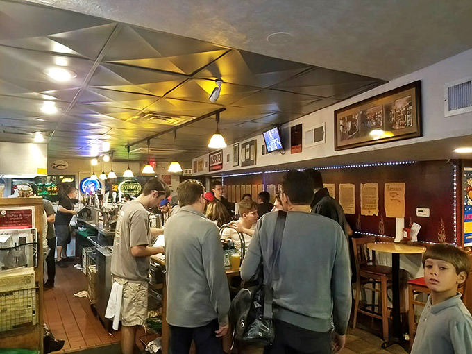 The bar area buzzes with the energy of people who know they're about to eat something extraordinary. Food anticipation is its own special joy.