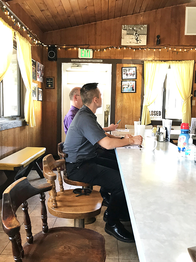 Counter culture at its finest—where strangers become temporary neighbors united by the universal language of great diner food.