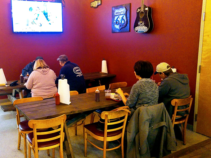 The dining room doubles as a time machine&mdash;transporting you to a place where phones are forgotten and the only notification that matters is "Your order is ready."