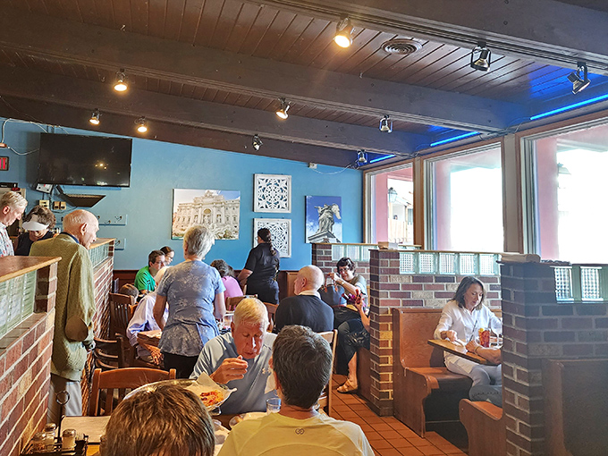 The dining room buzzes with that magical energy that happens when good food meets good company &ndash; the soundtrack of satisfied appetites.