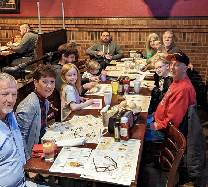 The true measure of a great restaurant? Tables filled with multi-generational families sharing food, stories, and the occasional sauce-stained smile.