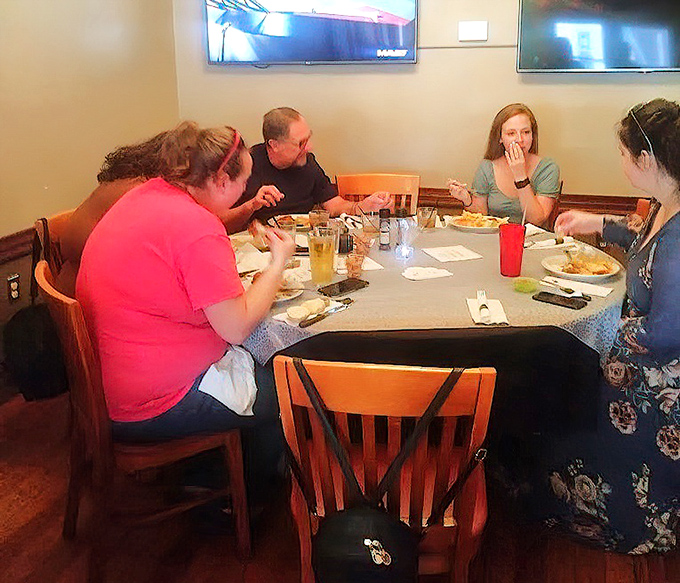 The true measure of a family restaurant: tables filled with multiple generations sharing food, conversation, and the occasional eye-roll from teenagers.