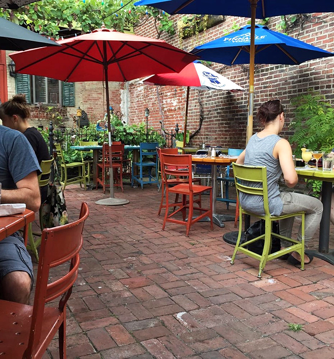 The outdoor patio&mdash;where strangers become friends over shared tables and the mutual understanding that food tastes better under open skies.