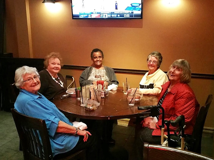 The true measure of a great restaurant: tables filled with people too busy enjoying their food to notice they're being photographed.