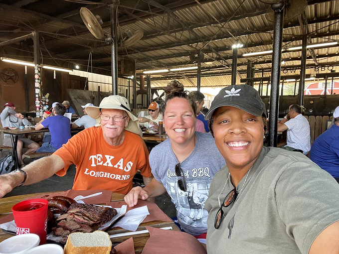 The true magic of barbecue: bringing together folks from all walks of life who momentarily forget everything except what's on their plates.