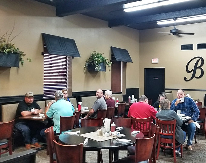 The true measure of a great local spot: tables filled with regulars who've turned eating here into a non-negotiable weekly ritual.