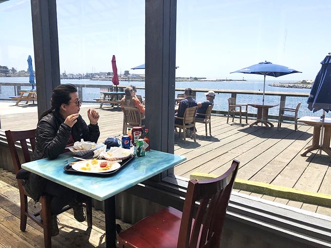 Waterfront dining where the view competes with the food for your attention. The kind of spot where lunch stretches lazily into afternoon without anyone minding.