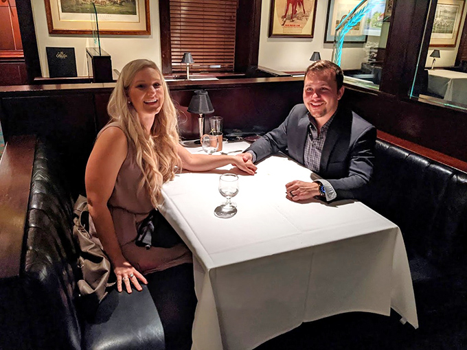 The Oregon Grille: where date nights become engagements, engagements become anniversaries, and calories don't count because you're making memories.