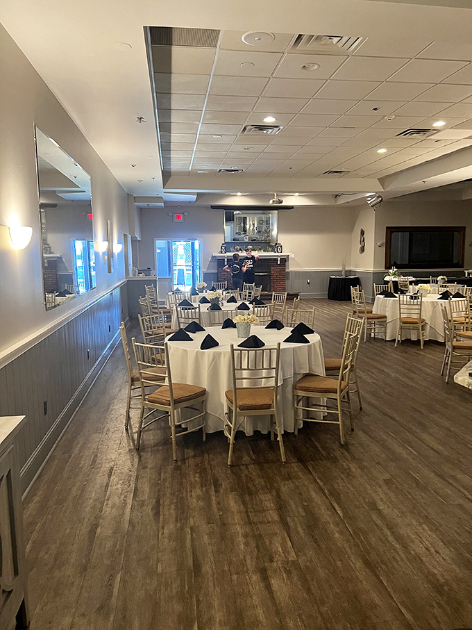 The event space transforms ordinary celebrations into something special&mdash;where white tablecloths meet rustic charm and memories are served alongside the menu.